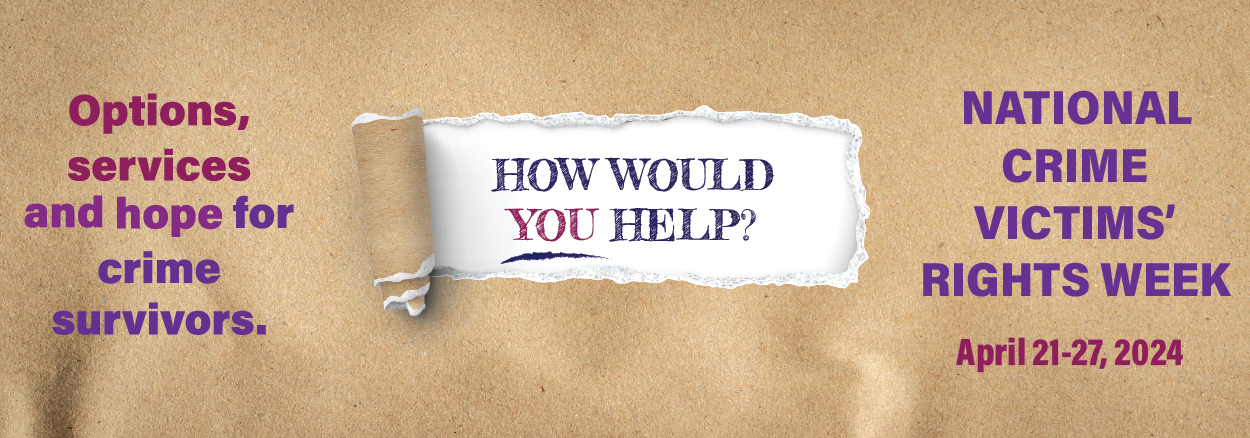 2024 National Crime Victims’ Rights Week Resource Guide | Web Art