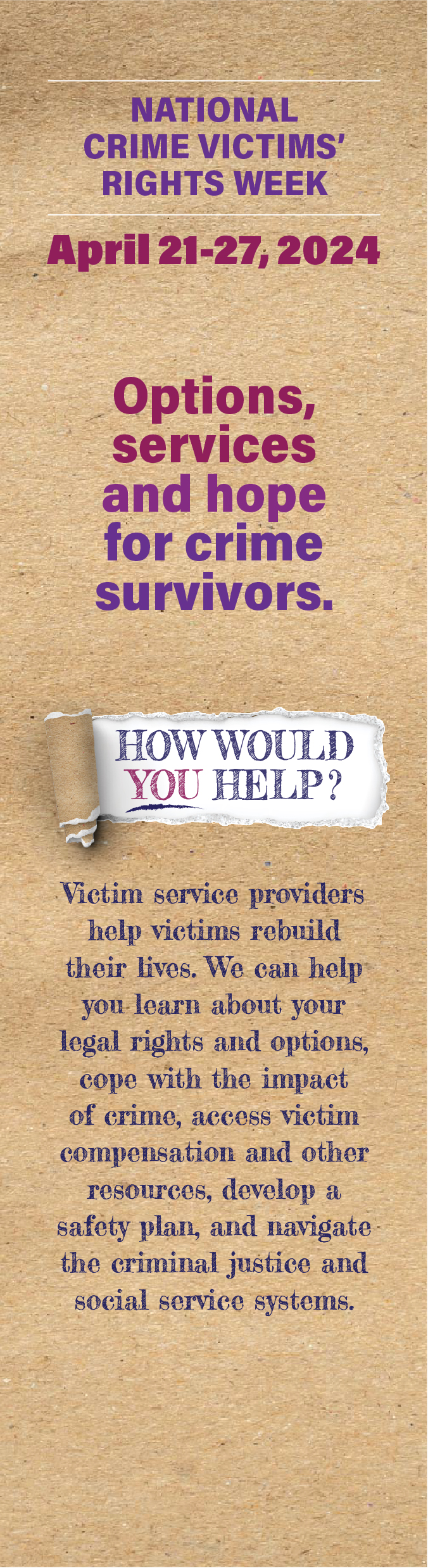 Archived | 2024 National Crime Victims’ Rights Week Resource Guide ...