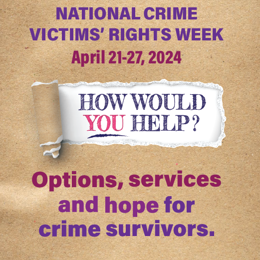 2024 National Crime Victims’ Rights Week Resource Guide | Web Art