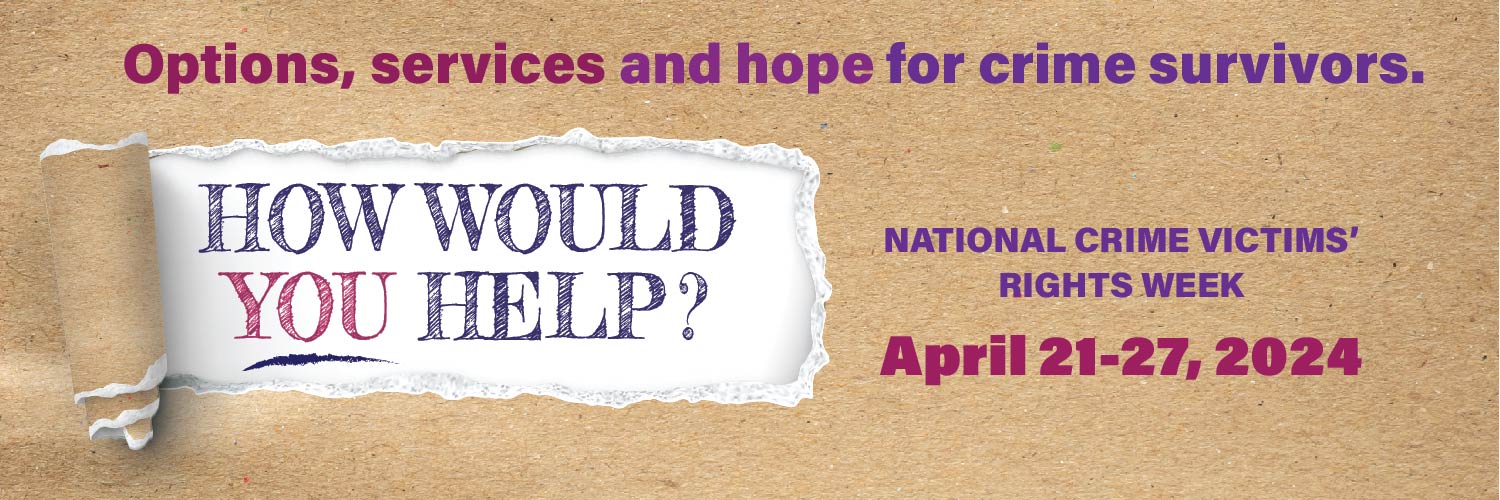 2024 National Crime Victims’ Rights Week Resource Guide | Social Media Art