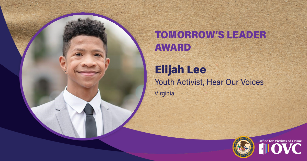Elijah Lee | Tomorrow’s Leader Award
