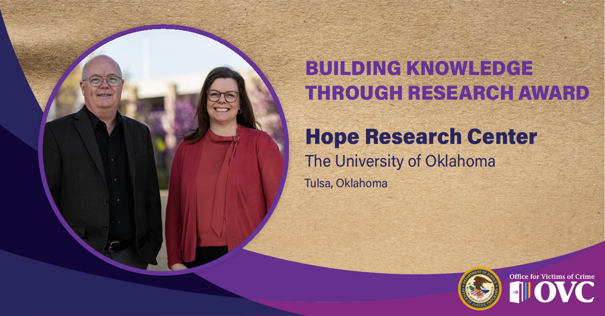 Hope Research Center | Building Knowledge Through Research Award