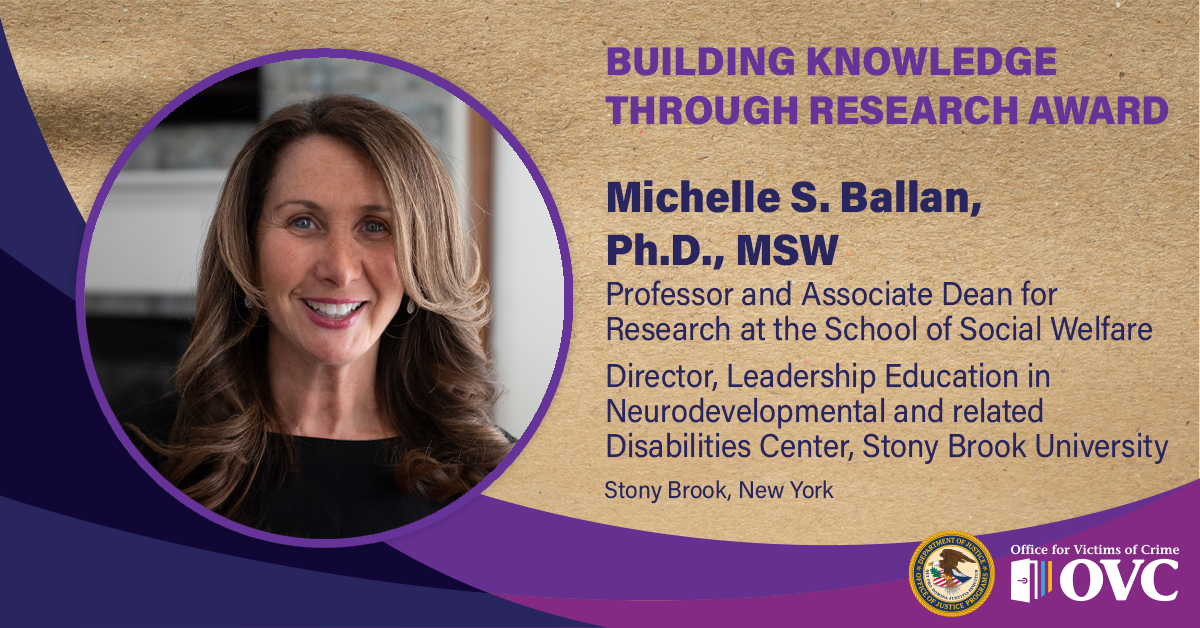 Michelle S. Ballan, Ph.D., MSW | 2024 National Crime Victims' Service ...