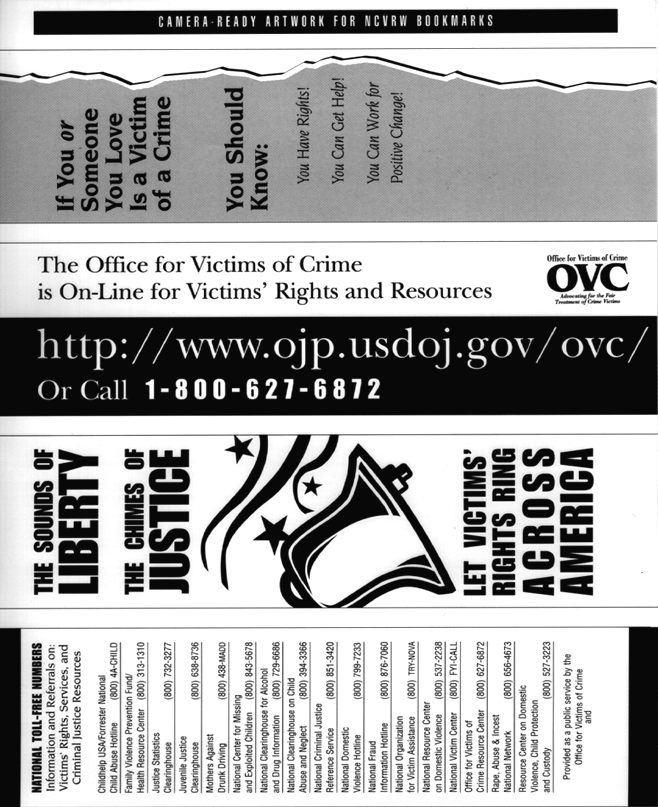 National Crime Victim's Rights Week - Resource Guide