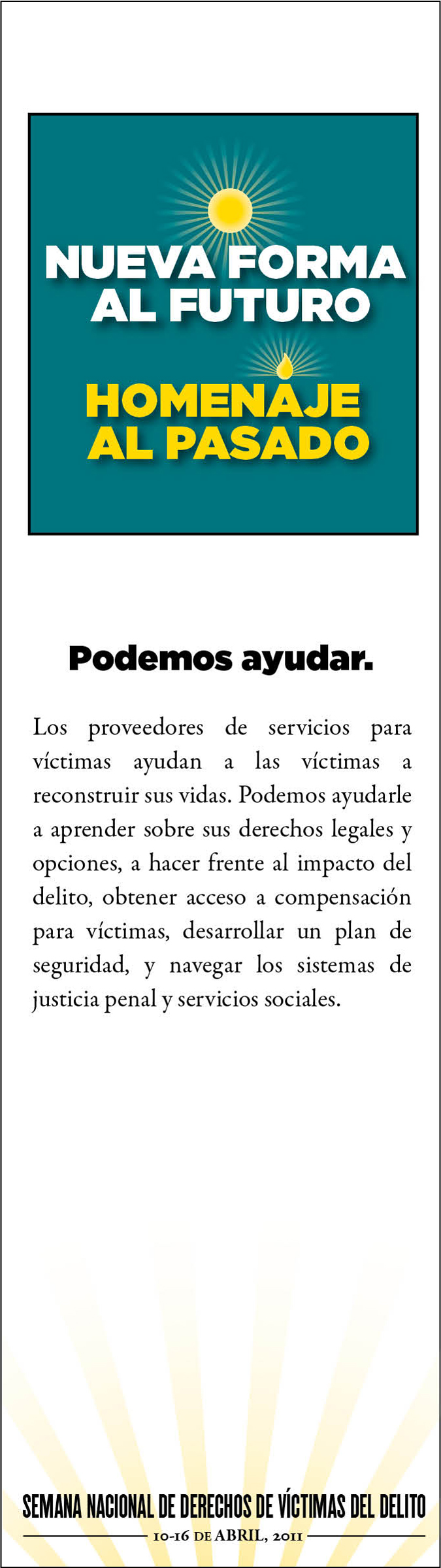 2011 NCVRW Resource Guide -- Spanish Camera-Ready Artwork