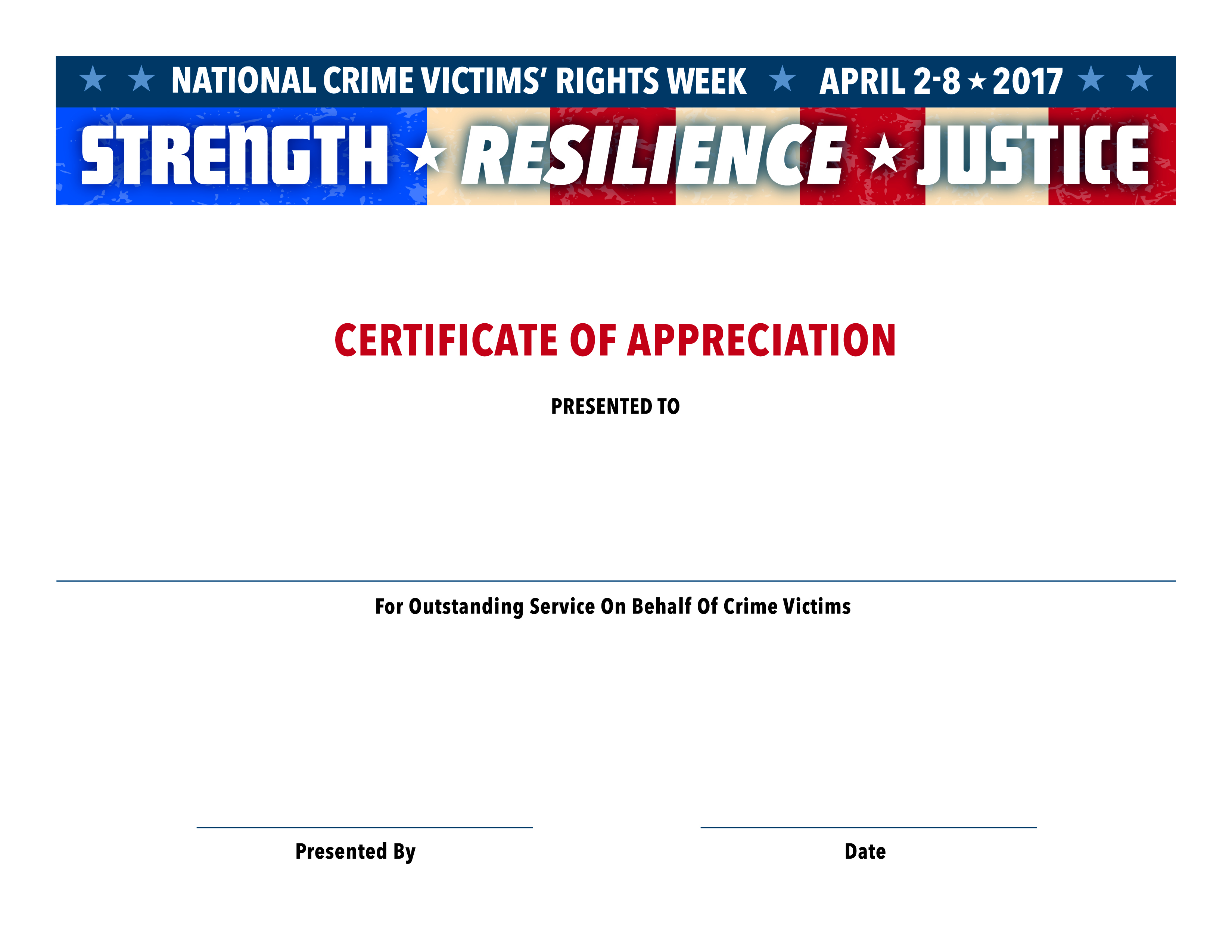 OVC 2017 National Crime Victims' Rights Week Resource Guide Theme Artwork