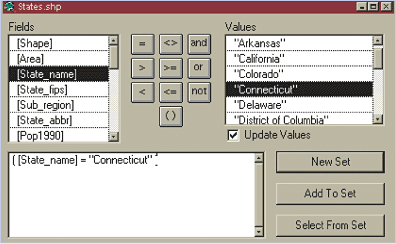 Exhibit 17: Ad Hoc View Used by ArcView 3.1